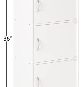 HODEDAH IMPORT Bookcase, White