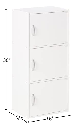 HODEDAH IMPORT Bookcase, White