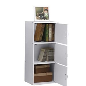 HODEDAH IMPORT Bookcase, White