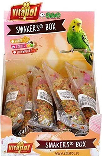 A&E Cage ZVP-3230 Treat Stick Parakeet Display44; Fruit - 12 Piece