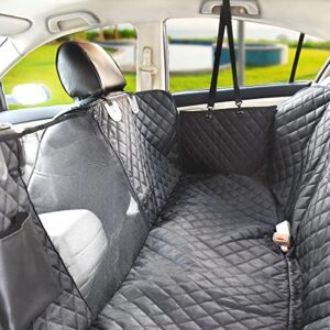 Vailge Dog Seat Cover for Back Seat, 100% Waterproof Dog Car Seat Covers with Mesh Window, Scratch Prevent Antinslip Dog Car Hammock, Car Seat Covers for Dogs, Dog Backseat Cover for Cars,Standard