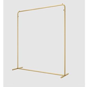 iron shelf garment rail,european clothes rail,shopping malls family, solid/golden / 130cm