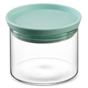 Godinger Food Storage Containers, Stackable Organization Canister Glass Jars - Small, Set of 3