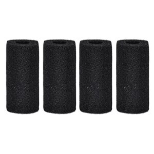 dannisly 4pcs aquarium pre-filter foam sponge roll large - intake filter sponge for aquarium fish tank