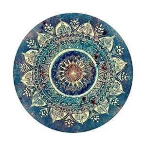 Blue Mandala Pop Mount Socket Cute Divine Stars Mandala PopSockets PopGrip: Swappable Grip for Phones & Tablets