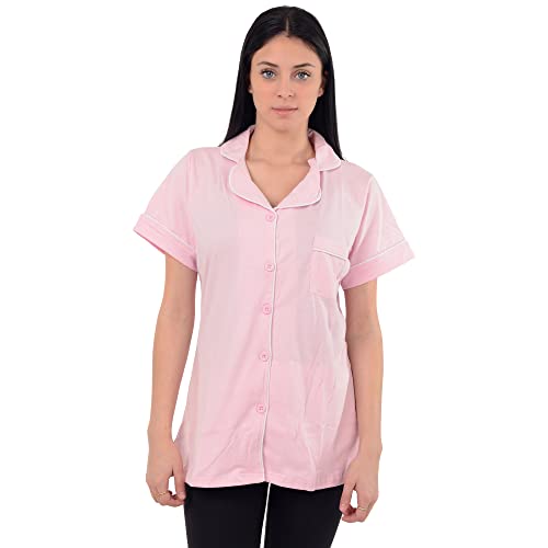 USBD Post Mastectomy Surgery Recovery Shirt Camisole (Pink, Large)