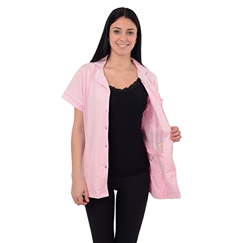 USBD Post Mastectomy Surgery Recovery Shirt Camisole (Pink, Large)