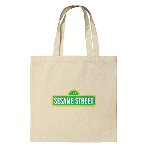 Sesame Street Logo Grocery Travel Reusable Tote Bag