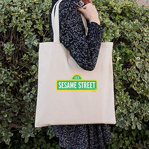 Sesame Street Logo Grocery Travel Reusable Tote Bag