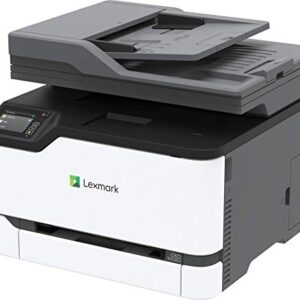 Lexmark MC3426adw Color Laser Multifunction Product with Print, Copy, Fax, Scan and Wireless Capabilities, Plus Full-Spectrum Security and Print Speed up to 26 ppm* (40N9360), White, Small