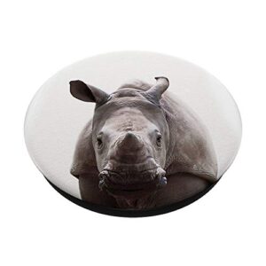 Cute rhino art PopSockets Grip and Stand for Phones and Tablets