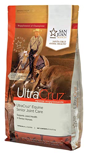 UltraCruz Equine Senior Joint Supplement for Horses, 10 lb, Pellet (70 Day Supply)