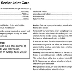 UltraCruz Equine Senior Joint Supplement for Horses, 10 lb, Pellet (70 Day Supply)