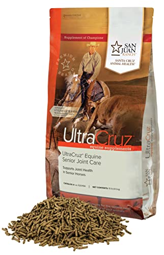 UltraCruz Equine Senior Joint Supplement for Horses, 10 lb, Pellet (70 Day Supply)