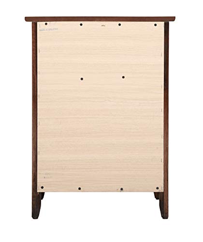 Glory Furniture 1 Drawer /1 Door Nightstand, Cappuccino