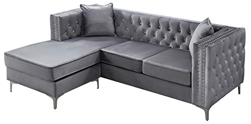 Glory Furniture Sofa Chaise, GRAY