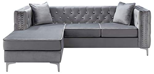 Glory Furniture Sofa Chaise, GRAY