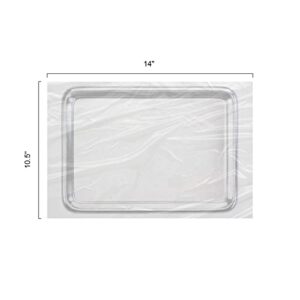 JMU Dental Tray Covers, Disposable Clear Plastic Sleeve, Ritter Size B 10.5" x 14", Box of 500