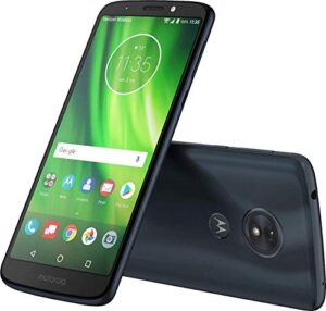 verizon prepaid motorola moto g6 play 16gb no-contract smartphone, deep indigo color - locked to verizon wireless (renewed)