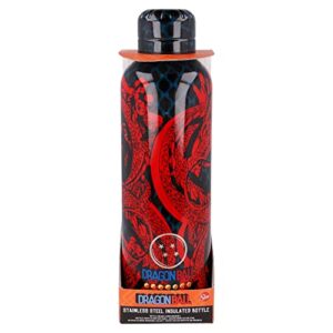 stor stainless steel bottle 515 ml dragon ball, black, medium