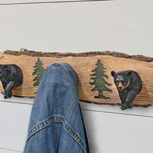 BLACK FOREST DECOR Bears and Pines Wall Hooks