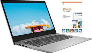 lenovo ideapad 1 14" hd energy-efficient widescreen led backlight laptop, amd a6-9220e upto 2.4ghz, amd radeon r4, 4gb ram, 64gb emmc ssd, bluetooth, hdmi, windows 10, 1 year office 365 personal