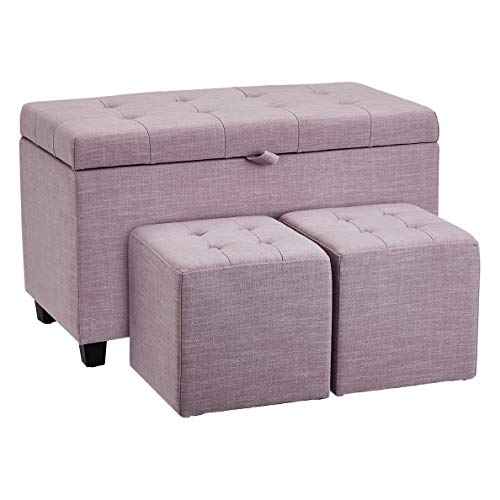 FIRST HILL FHW WFO124PK Ottomans, Lavender