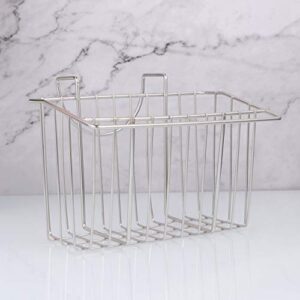 TOPBATHY 1 pc Sink Caddy Stainless Steel Kitchen Hanging Storage Basket Organizer Drain Rack Sponge Holder for Kitchen Bathroom