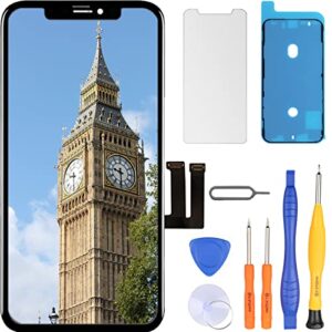 ll trader screen replacement for iphone 11 lcd display 6.1'' touch screen 3d touch digitizer assembly (for model a2111, a2223, a2221) with repair tool kits