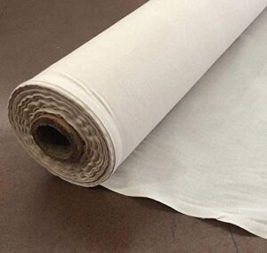 natural 100% cotton muslin fabric/textile unbleached - draping fabric - by the yard (60in. wide)