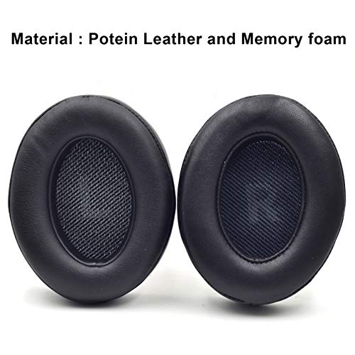 Defean Replacement Ear Pads V700 Earpad Potein Leather and Memory Foam for JBL V700BT (Everest 700) Headphone (JBL V700BT, Black)