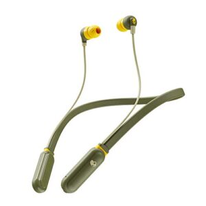 skullcandy ink'd plus wireless in-ear earbud - olive (renewed)