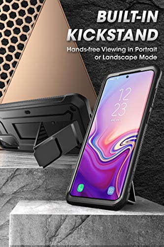 SUPCASE UB Pro Series Designed for Samsung Galaxy S20 / S20 5G Case (2020 Release), Full-Body Dual Layer Rugged Holster & Kickstand Case Without Built-in Screen Protector(Black)