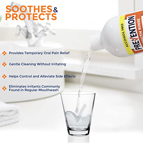 Prevention Oncology Mouth Rinse | Alcohol Free - Specially Formulated for Patients Undergoing Oncology Treatment, Value 2-Pack