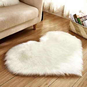 litymitzromq Ultra Soft Indoor Modern Area Rugs, Plush Heart Shape Non-Slip Living Room Mat Carpet Cushion Area Rug Home Decor for Children Bedroom Home Decor Nursery Rugs(Dark Grey)