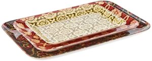 thomas paul ex libris, asst. of 3 melamine tray set, multi