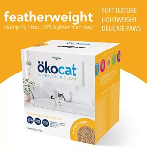 Okocat Unscented Featherwieght Clumping Wood Cat Litter, 16.4 lbs.