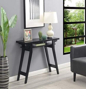 convenience concepts newport lynda console table, black