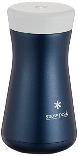 Snow Peak's Tsuzumi Bottle 350, TW-350NV, Stainless Steel, Vacuum-Sealed, Double-Walled, Made in Japan, Lifetime Product Guarantee, Lightweight for Camping & Everyday Use, One Size