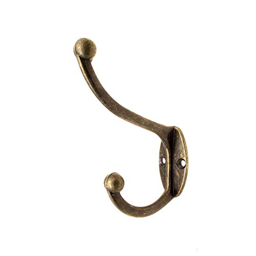 shlutesoy Vintage Bronze Home Furniture Wardrobe Wall Mount Hook Clothes Towels Hanger Bronze