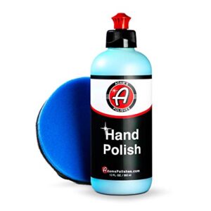 Adam’s Hand Polish Paint Revive | Ultimate Top Coat Polish & Glaze Infused with Polymer Protection Wax Sealant | Correct, Finish, & Protect New Mirror Like Finish All-in-One Formula (12oz)