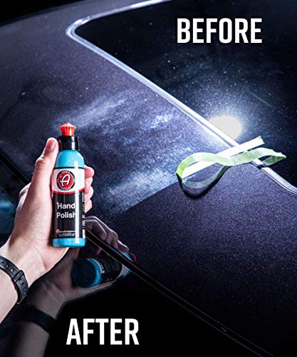 Adam’s Hand Polish Paint Revive | Ultimate Top Coat Polish & Glaze Infused with Polymer Protection Wax Sealant | Correct, Finish, & Protect New Mirror Like Finish All-in-One Formula (12oz)