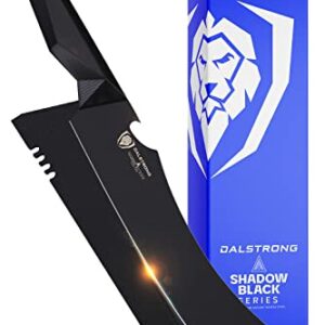 DALSTRONG BBQ Pitmaster & Meat Knife - 9 inch - Shadow Black Series - Black Titanium Nitride Coated - High Carbon - 7CR17MOV-X Vacuum Treated Steel - Razor Sharp Kitchen Knife - Sheath - NSF Certified