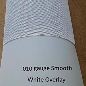 Beam Lighting Smooth White Acrylic Overlay Film | 9-15/16" Wide x 22-7/8" Long | Replacement for Lithonia Part U360001