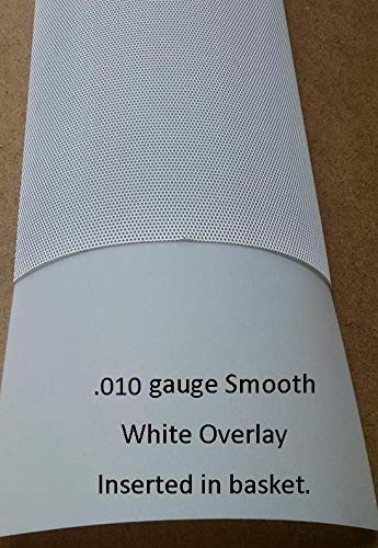 Beam Lighting Smooth White Acrylic Overlay Film | 9-15/16" Wide x 22-7/8" Long | Replacement for Lithonia Part U360001