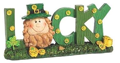 St. Patrick’s Day Lucky Sign Table Decor (Hand Painted) Home Decor