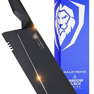 Dalstrong Bull-Nose Butcher Knife - 10 inch - Shadow Black Series - Black Titanium Nitride Coated - High Carbon 7CR17MOV-X Vacuum Treated Steel - Breaking Kitchen Knife - Sheath - NSF Certified