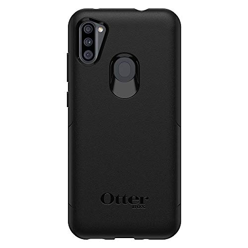 OtterBox Galaxy A11 Commuter Series Lite Case - BLACK, Slim & Tough, Pocket-Friendly, with Open Access to Ports and Speakers (No Port Covers),