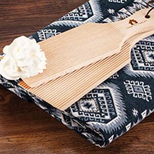 Farm to Table Natural Wood Butter Paddles, Set of 2, Beechwood