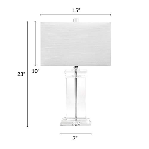 nuLOOM MCT11AA Toledo 25" Crystal Table Lamp, Height, Clear